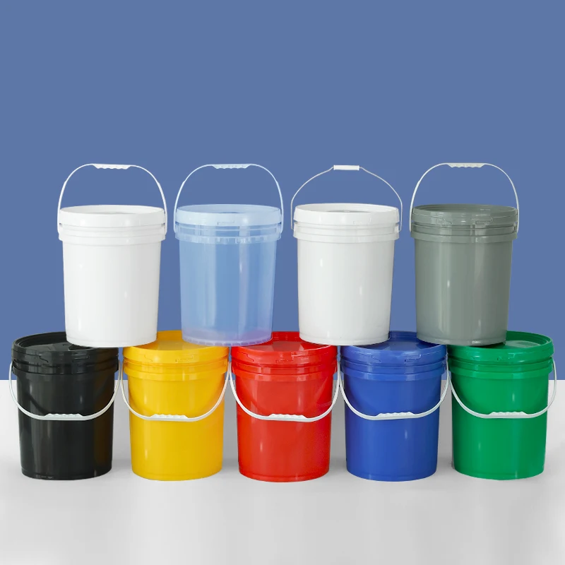 10L Plastic Bucket 10 l Tamper Evident Container For Paint Thinner Lubricant With Lid And Handle Alibaba