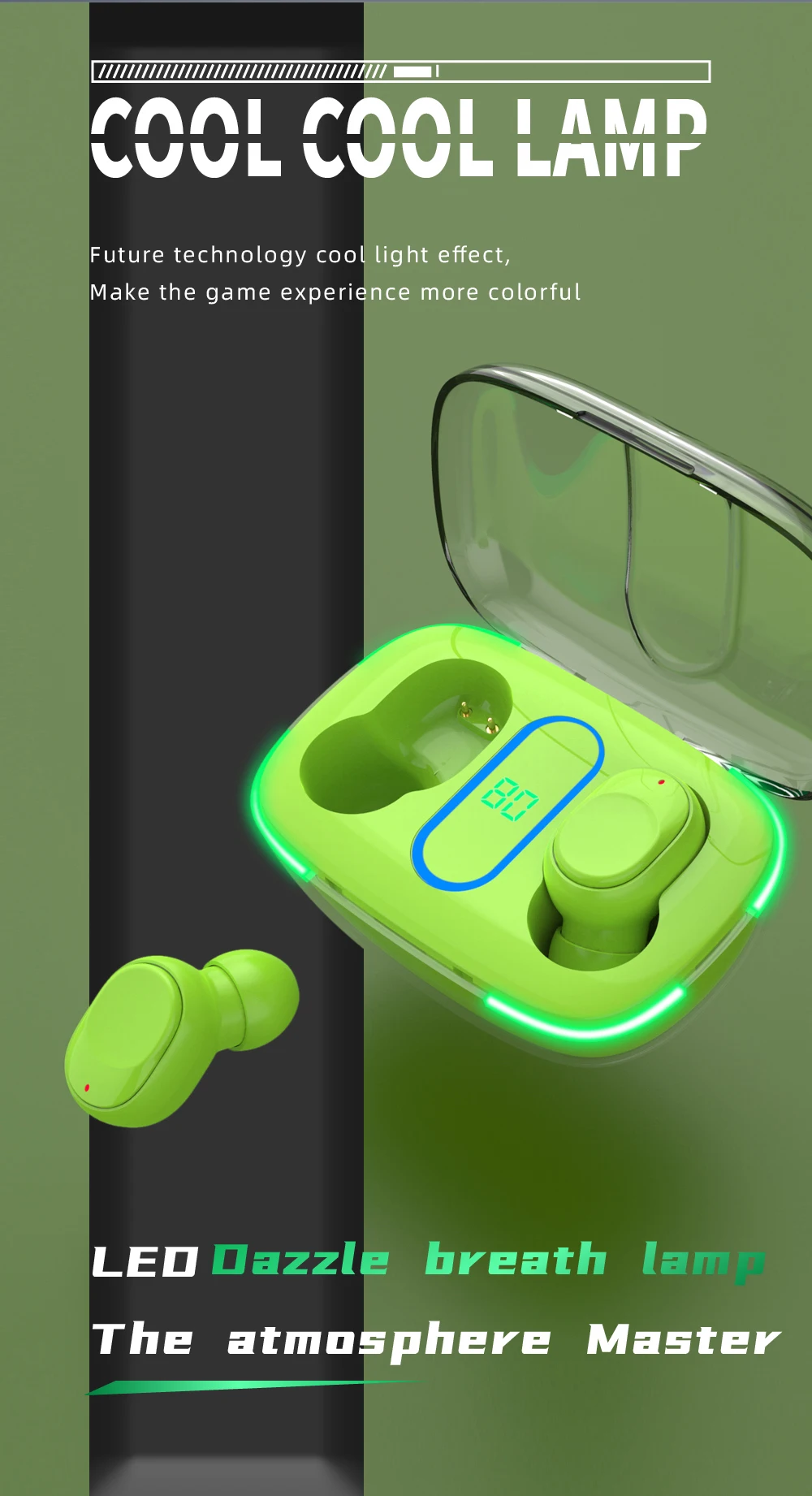 Tws Smart Earplugs With Cool And Stunning Lighting For Truly Wireless ...