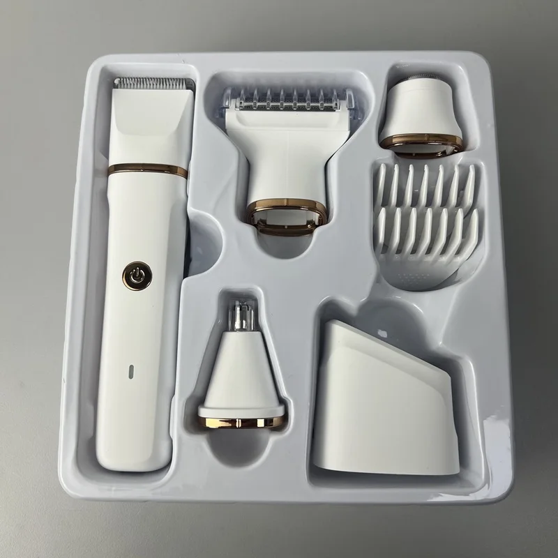 5 1 Replaceable Ceramic Blade Electric Women's Body Trimmer Painless ...