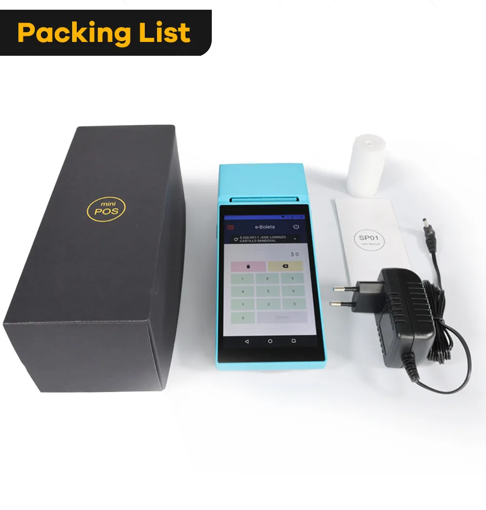 Sp01 Android 8.1 Handheld Industrial Infrared Android Mobile Scanner ...