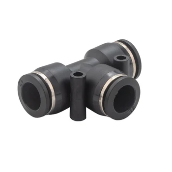 Pe Male Threaded T Type 3 Way Corner Fitting Pneumatic Tee Tube ...