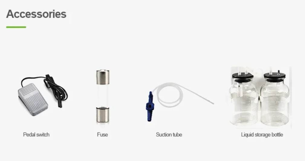 Hospital Medical Electric Portable Vacuum Aspiration Device Double ...