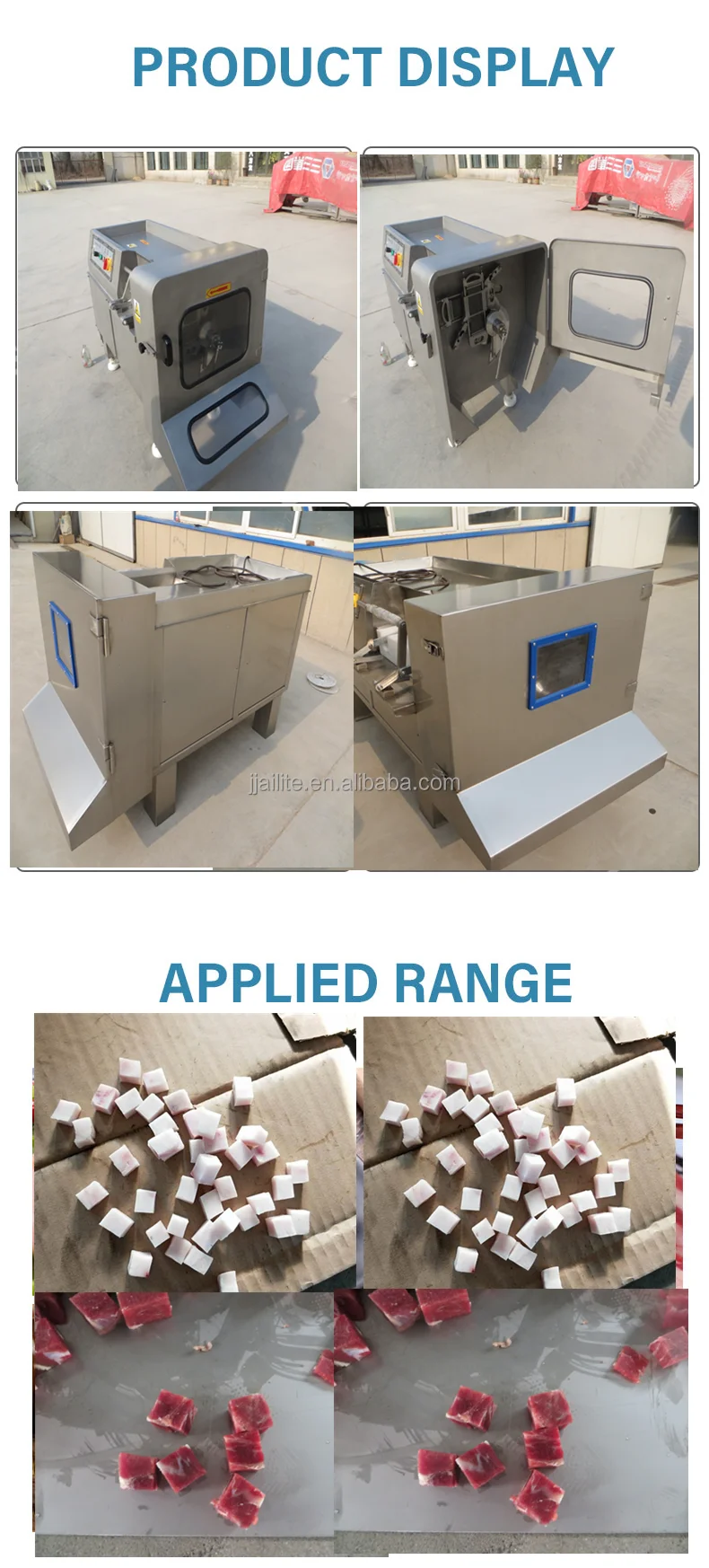 Best Sale Frozen Meat Chopping Machine Frozen Pork Dicing Machine Meat ...