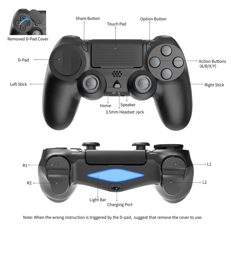 Innovew Gaming Remote Control Gamepad Mandos Android Game Handle Phone ...