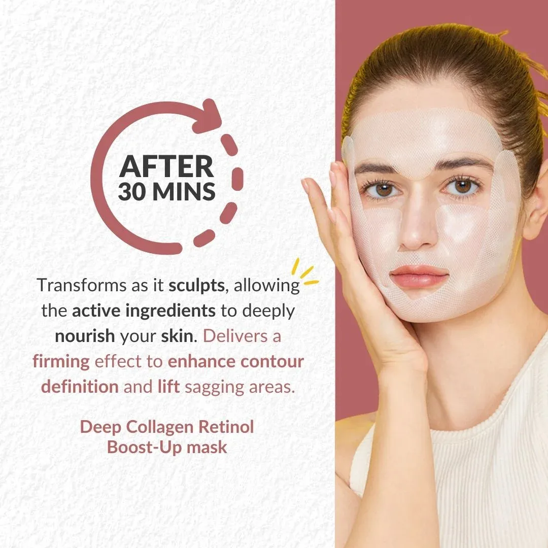 ZS 3D Lifting Full Face Tension Gel Mask Anti-aging Anti-Wrinkle Deep ...