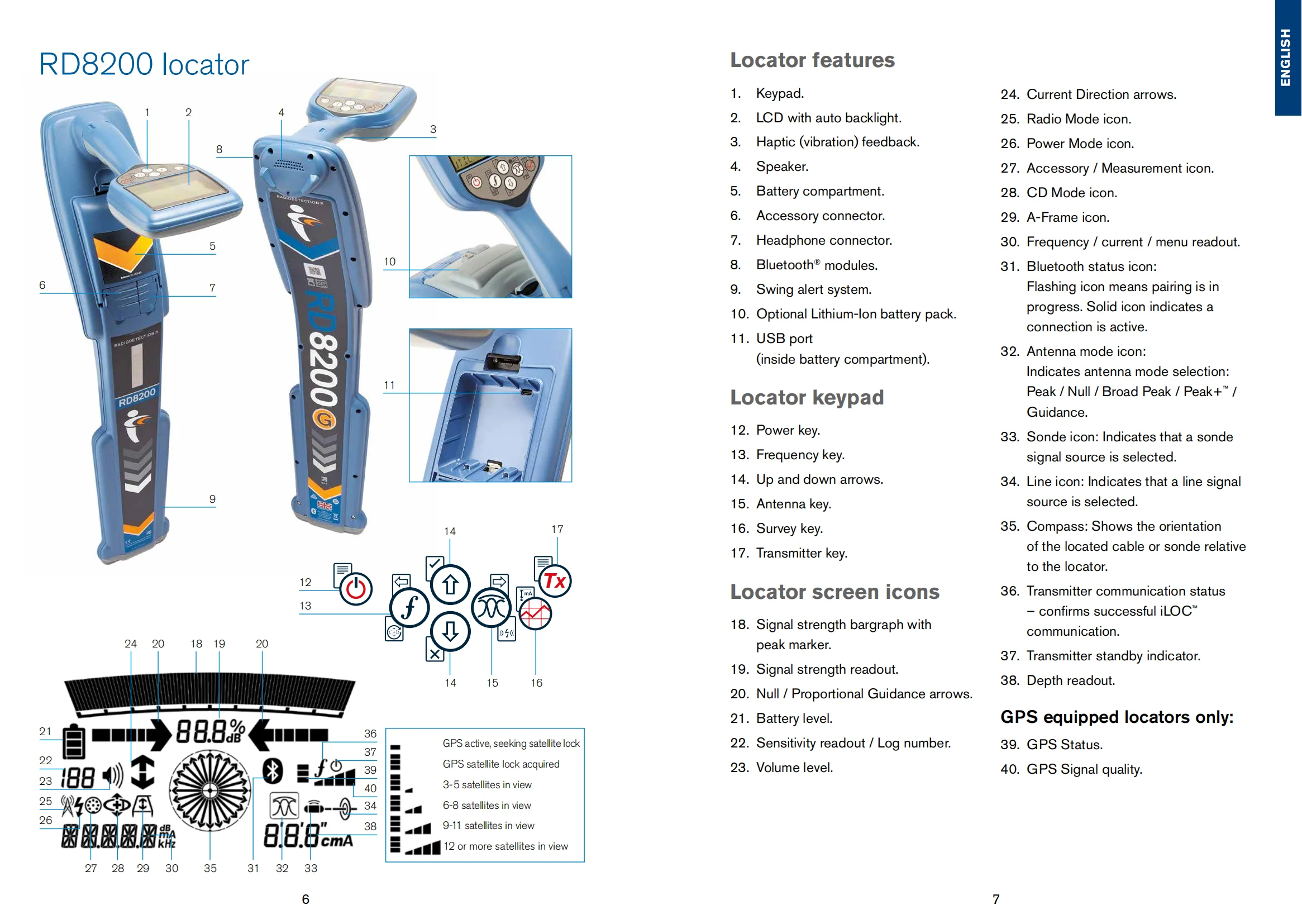 Radiodetection RD8200 - Advanced Underground Cable Locator