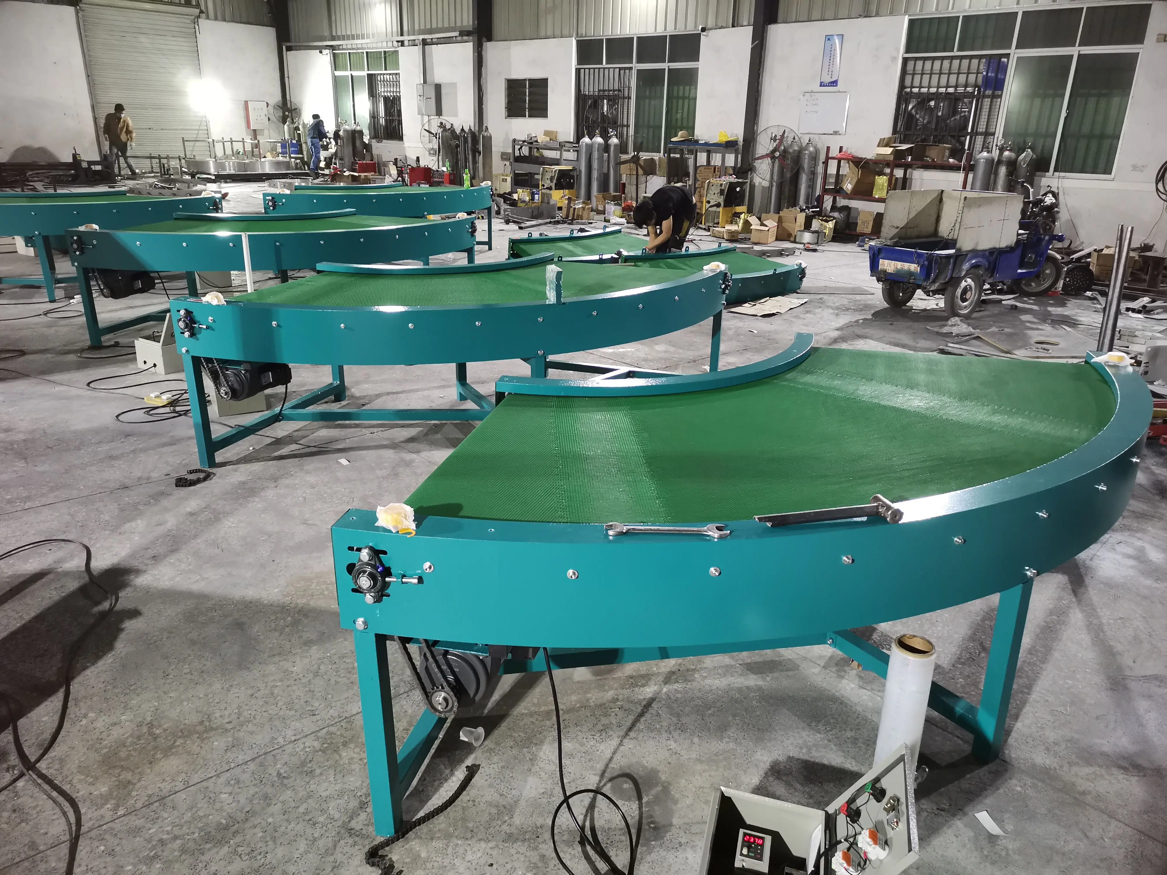 180 Degree PVC Turning Belt Conveyor - Efficient & Durable