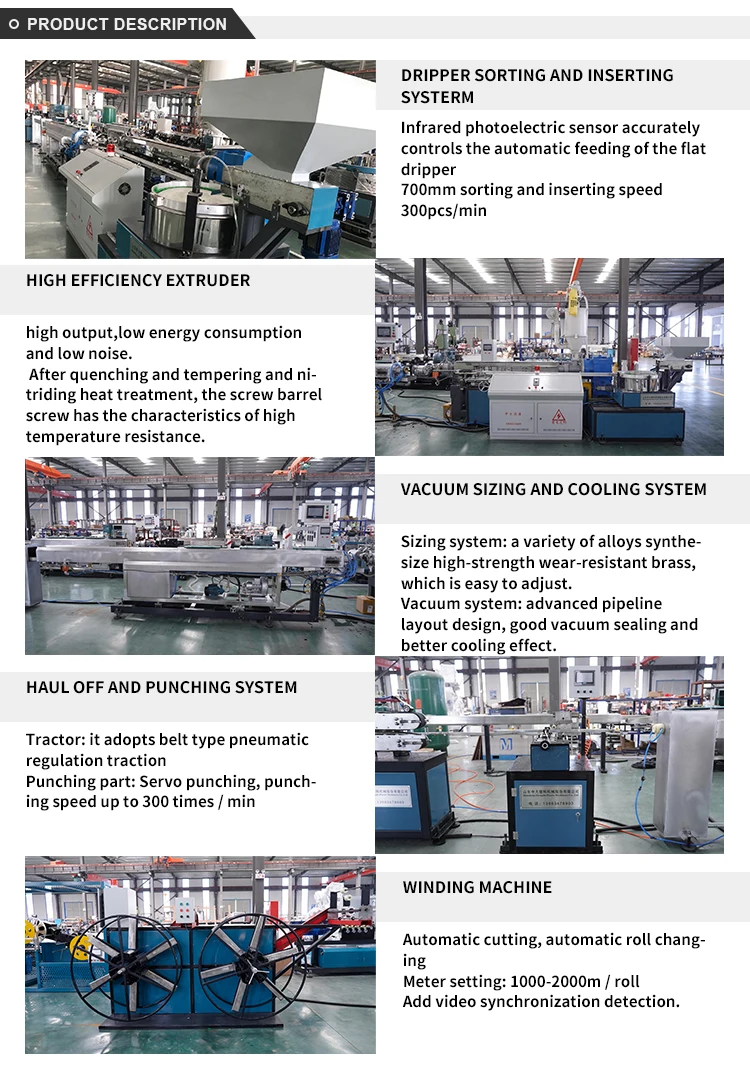 Easy To Operate Column Dripper Irrigation Pipe Machine For Agricultural ...