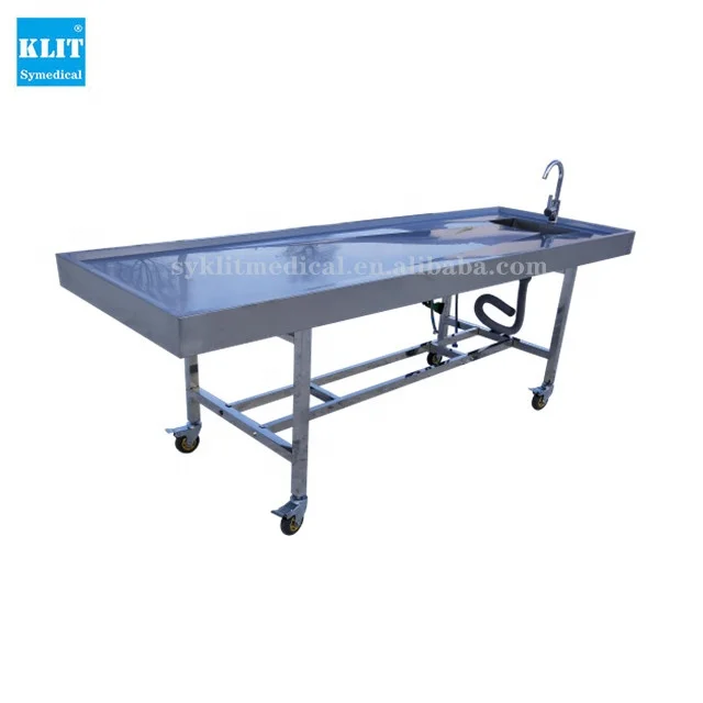 Stainless Steel Pathology Sampling Table Autopsy Station Anticorrosion ...