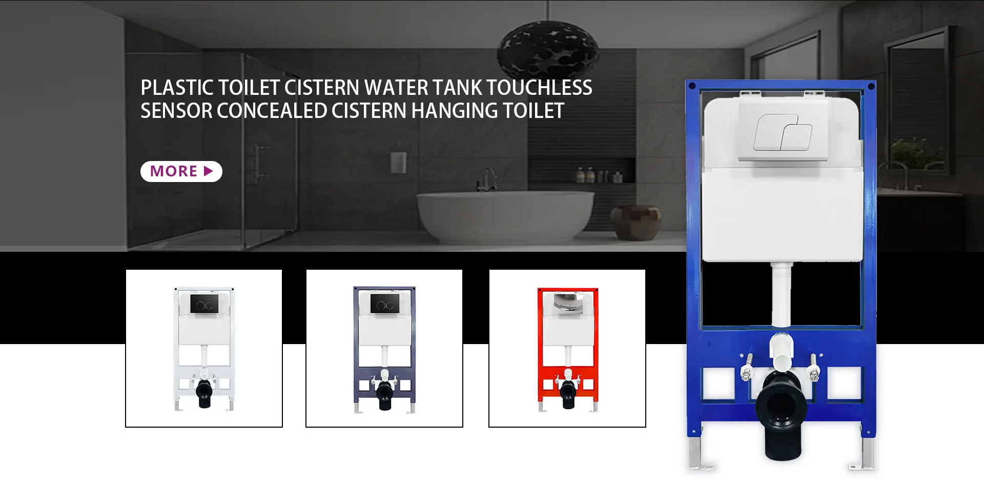 Popular and Standard Size Built-in Wall Hidden Cistern Concealed ...
