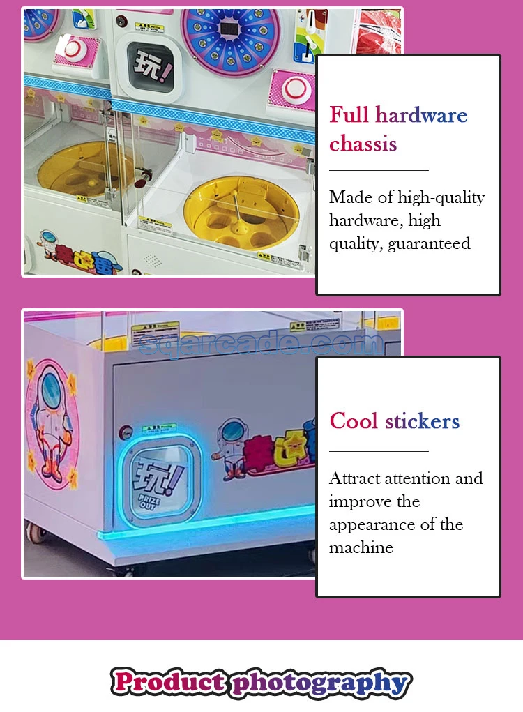 Double Layer Gacha Gashapon Vending Machine Amusement Game Machine Coin ...