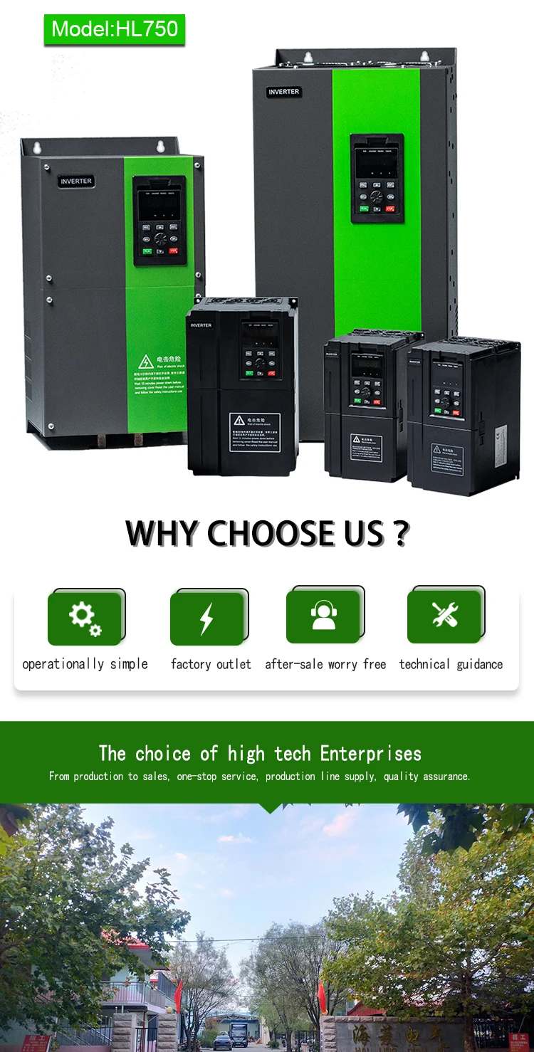 380V 22kw HL750 Three-phase Inverter AC Variable Frequency Drive ...