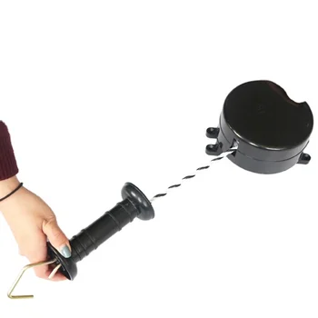 Retractable Rope Gate Kits - 20' Black Electric Fence Retractable Wire ...