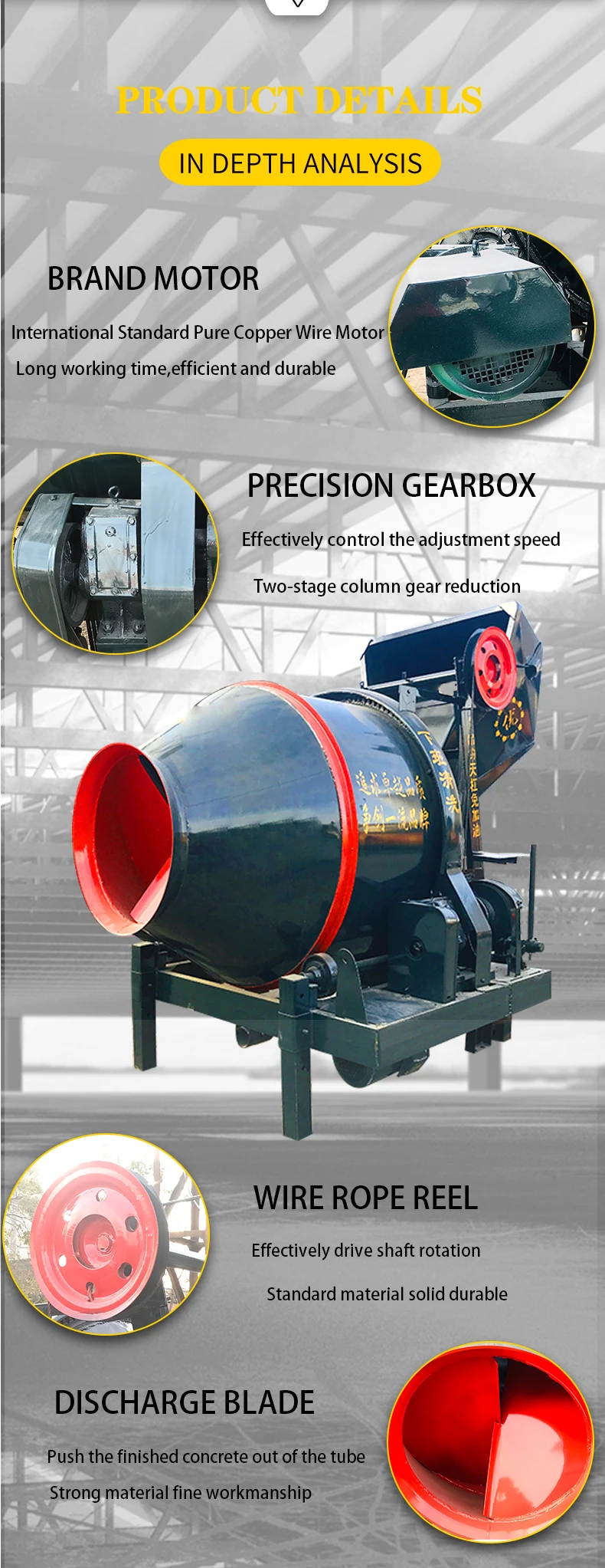 Auto Feeding Cement Mixer Machines 2 Cubic Meters Concrete Mixer Truck ...