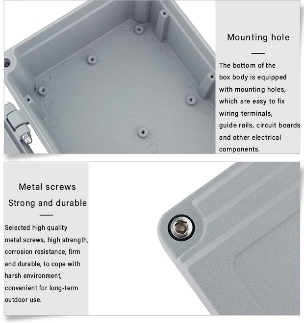 Ip66 Enclosure Box Cable Gland Aluminium Enclosure Box - Buy Electrical ...
