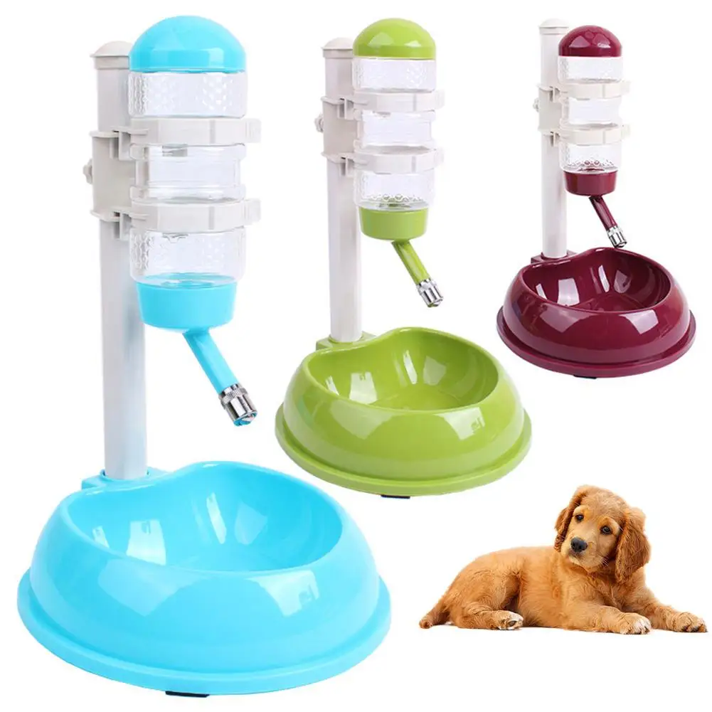 500ml Automatic Water Dispenser Feeder Food Self-fed Feeder Bowl ...