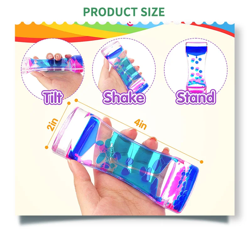 Sensorytherapy Montessori Fidget Decompression Hourglass Hour Glass ...