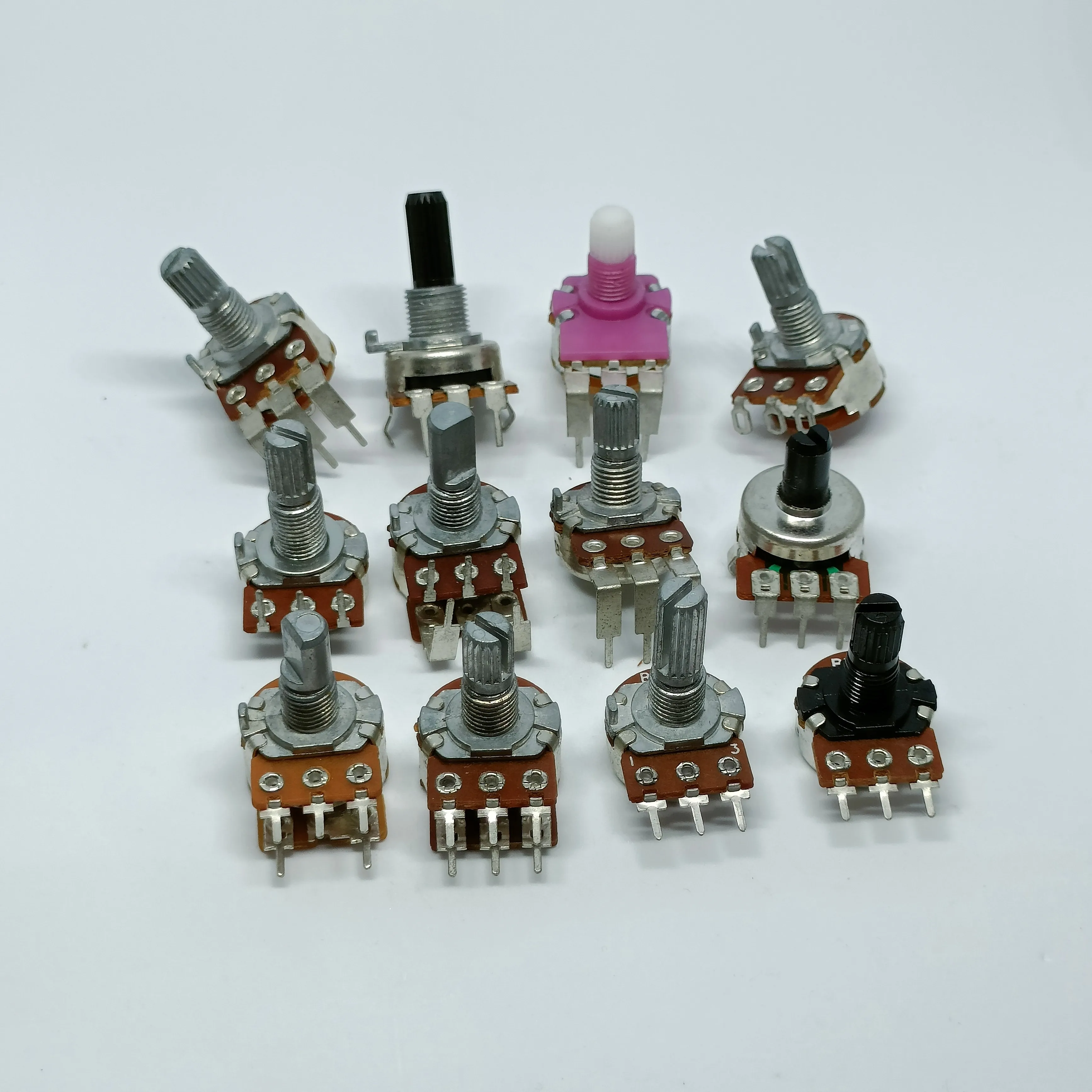 Wh148 5-pin Plastic Handle Vertically Mounted Rotary Potentiometer ...