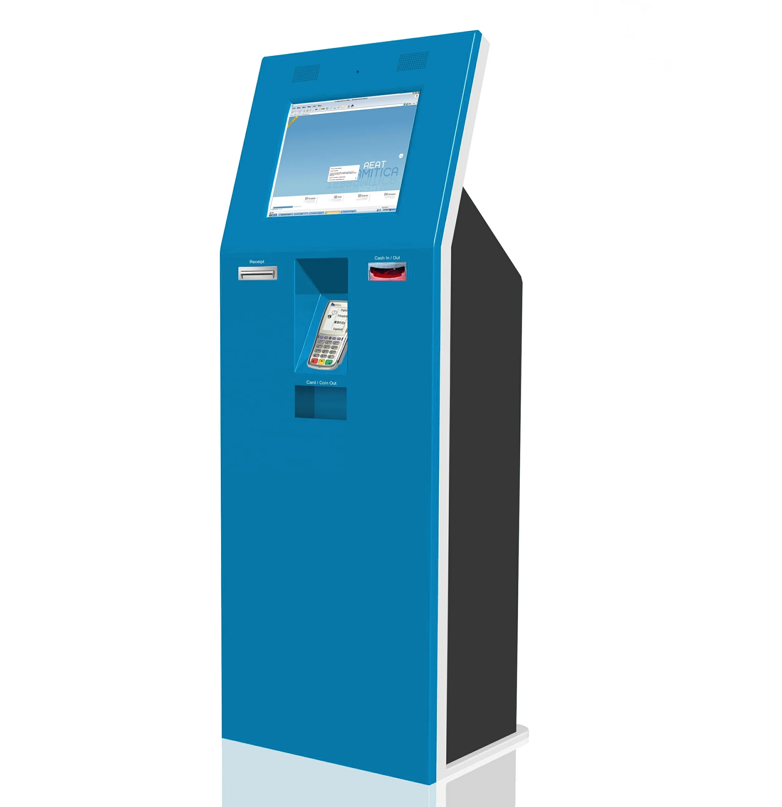 Kiosk Manufacturer Cash Payment Kiosk With Cash Coin Acceptor Card ...
