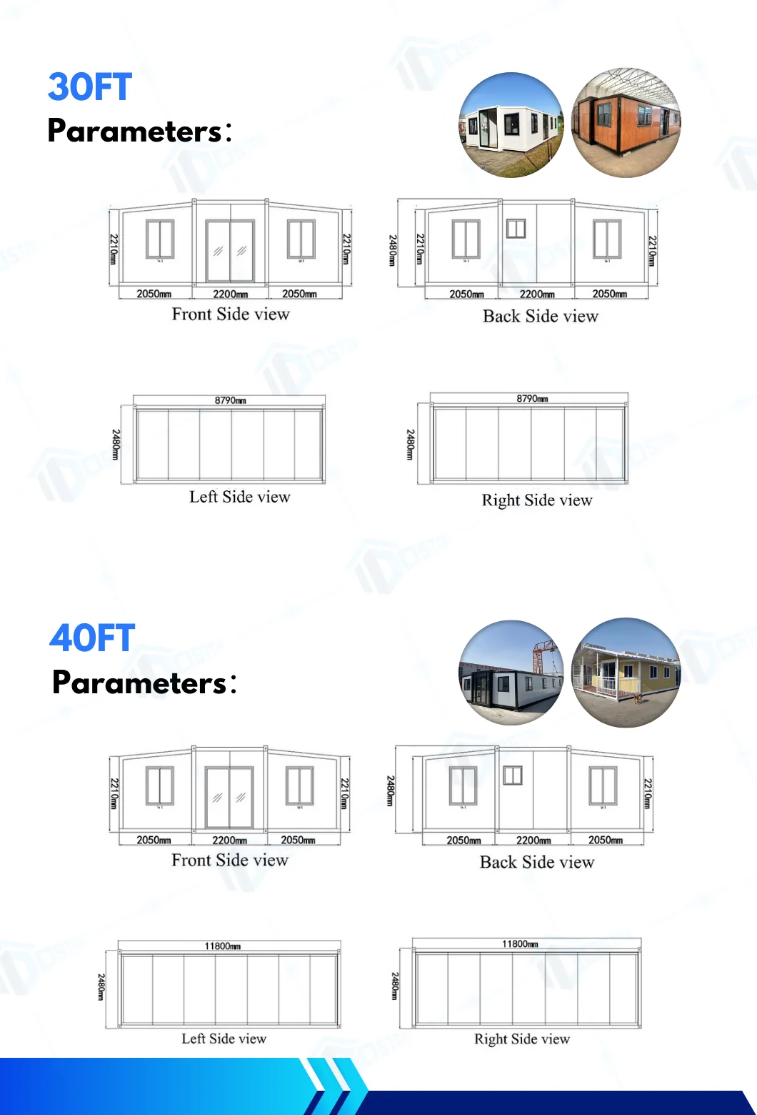 20ft 30ft 40ft Prefab House Australia Expandable Container House Home Office - Buy Australia ...