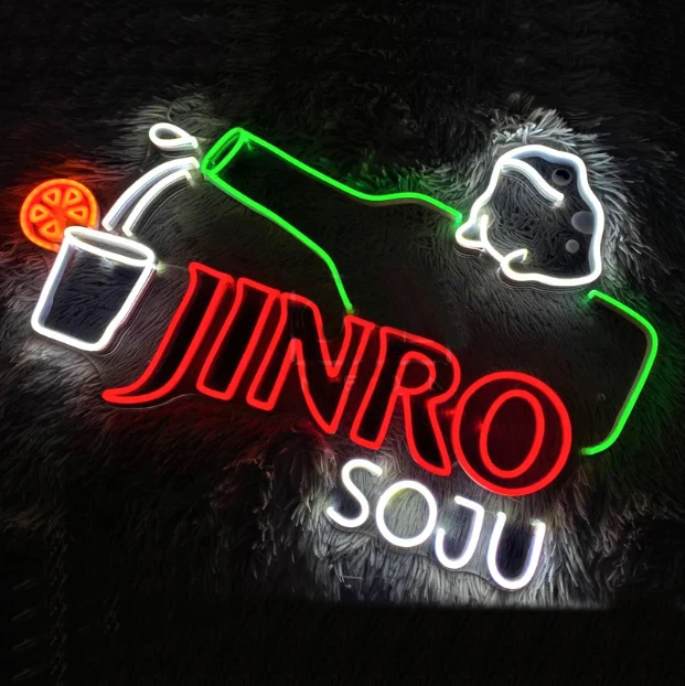 Jinro Soju Neon Sign Business Neon Sign Led Store Decoration Light Home ...