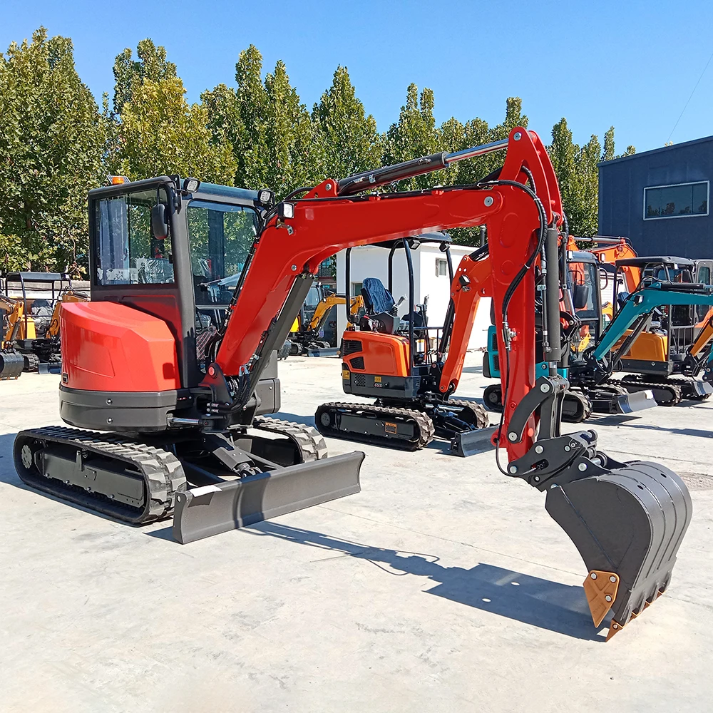 Free Shipping Mini Excavator 3.5 Ton Epa Euro 5 Kubota Engine Crawler ...