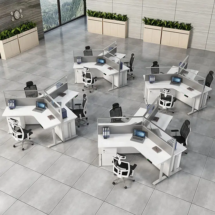 120 Degree Office Electric Height-adjustable Workstation High End ...