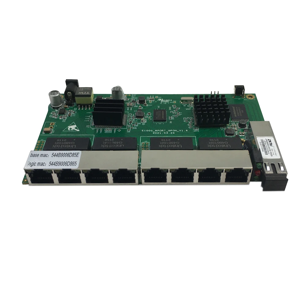 8GE Rpoe GEPON ONT MDU 8 ports 10/100/1000Mbps 2kV 4kV surge protection ...