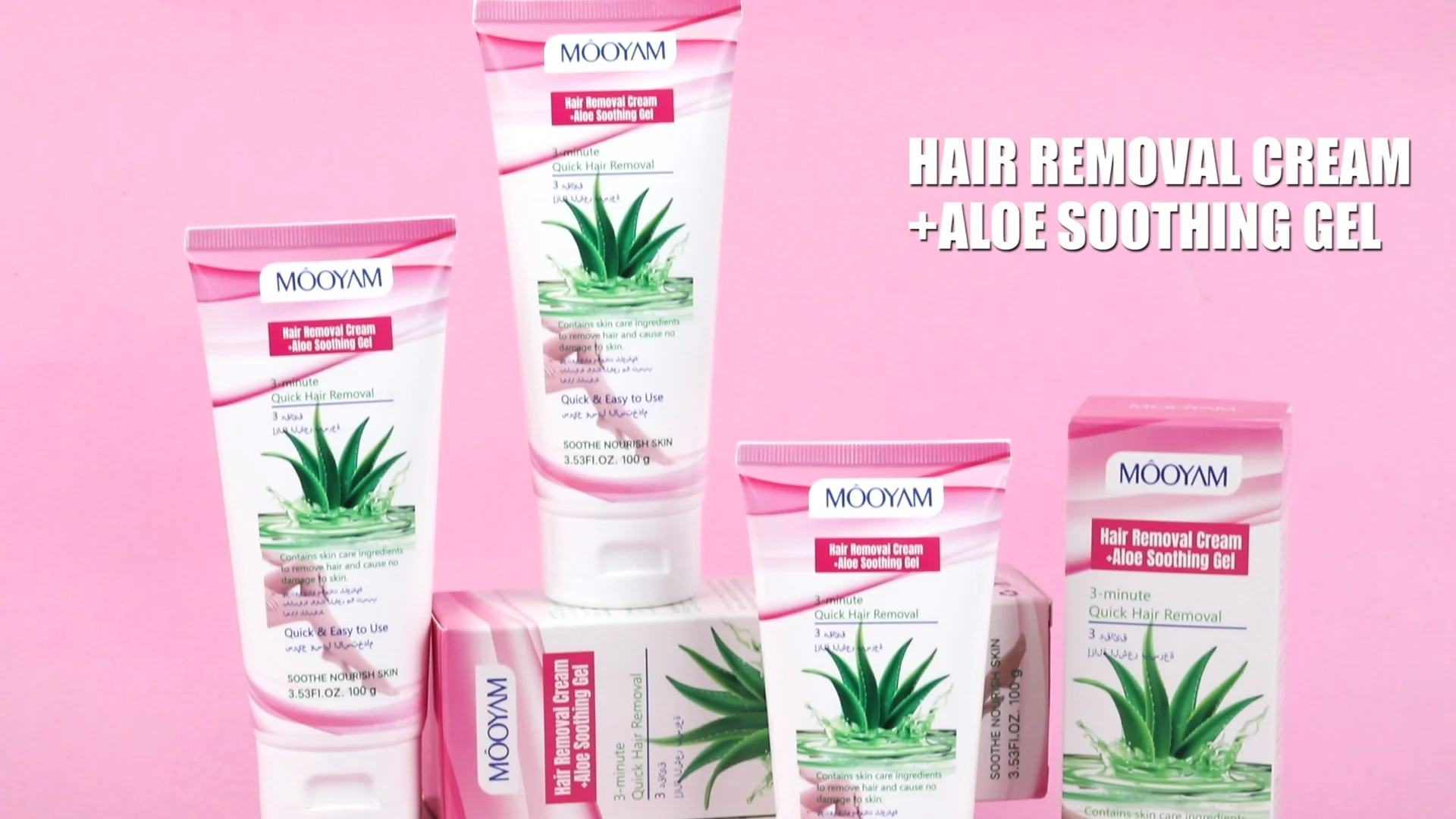 Private Label Body Private Parts Painless Depilatory Organic Aloe Vera ...