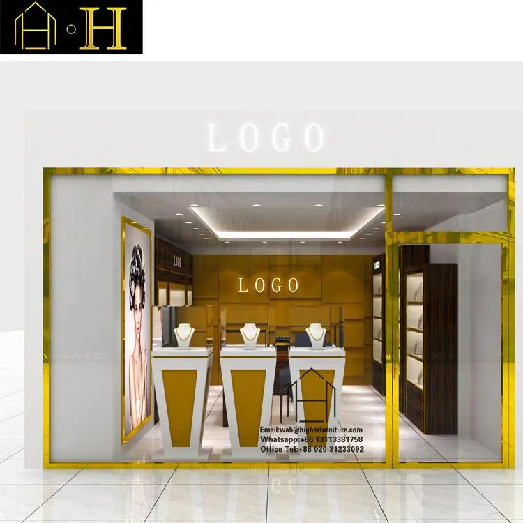 Luxury Modern Jewelry Shop Interior Design - SO-SA220817-11