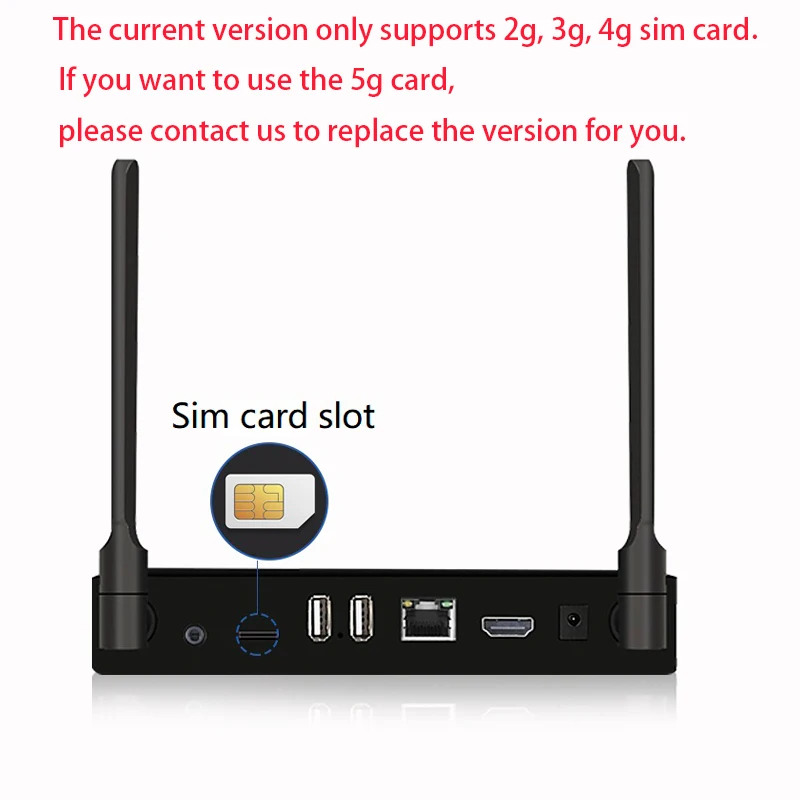 Dual 2.4g/5g Wifi Tv Box With 2g 3g 4g Sim Card Slot Android Tv Box ...
