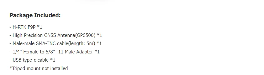 Holybro H-rtk F9p Helical Gps Module Base Station For Pixhawk Flight ...