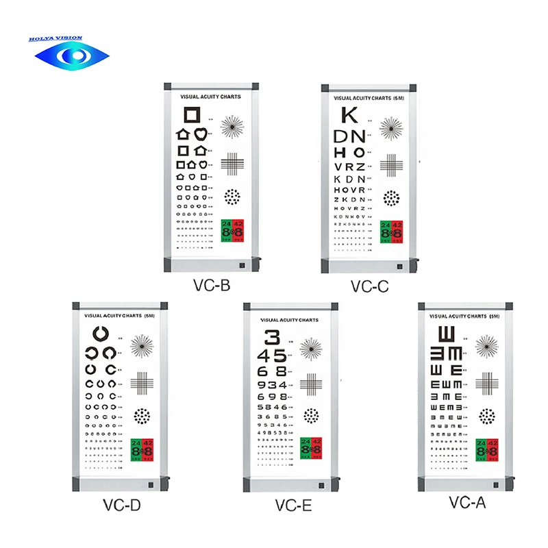 Snellen Chart: Vision Acuity Test Chart for Optics Instruments