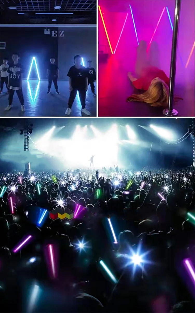 Decorative Lighting with Fluorescent RGB LED Tube Lights