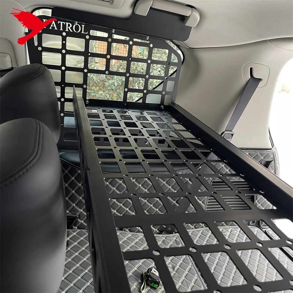 For Nissan Patrol Y62 10-19 Car Interior Accessories Molle Panels Trunk ...