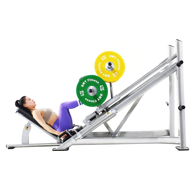 45-degree Inverted Pedal Machine Hip Leg Strength Training Equipment ...