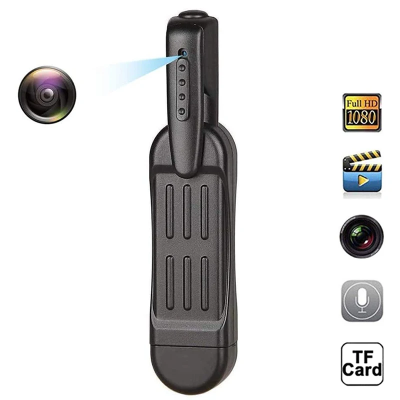 T189 Mini Camera - HD 1080P Wearable Body Cam DVR Pen