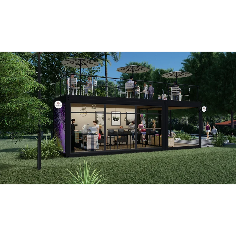 Magic 40ft Restaurant Container Bar Cafe Mobile Shipping Container House