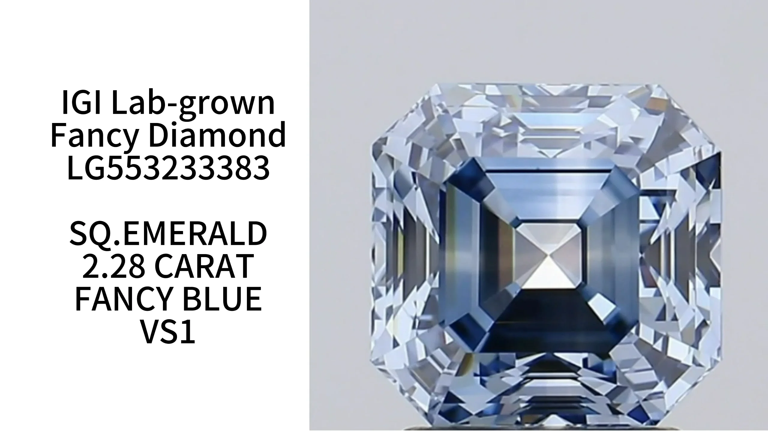 Wholesale Igi Square Emerald Cut Lab Grown Diamond Hpht Cvd Diamond ...