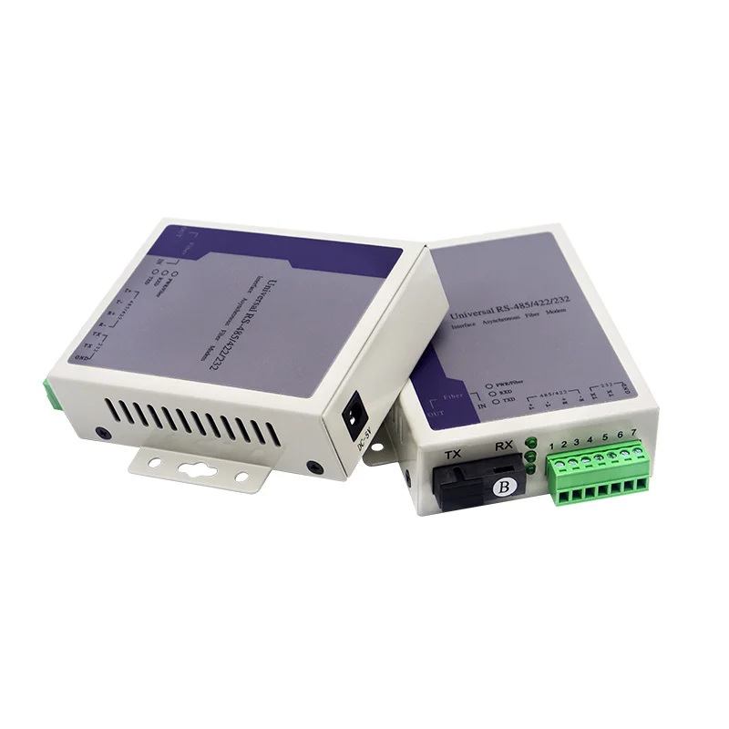 RS485 RS422 RS232 to Fiber Transceiver - Bidirectional Data