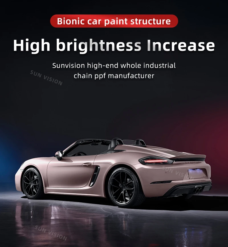 Self-healing Auto Wrap Color Gold Orange Tpu Ppf Car Wrap Film Sticker ...