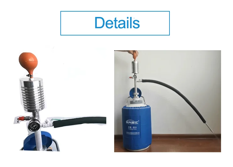Liquid Nitrogen Pump Withdrawal Device Filling Small Dewar Ln2 - Buy The Low Pressure Assures ...