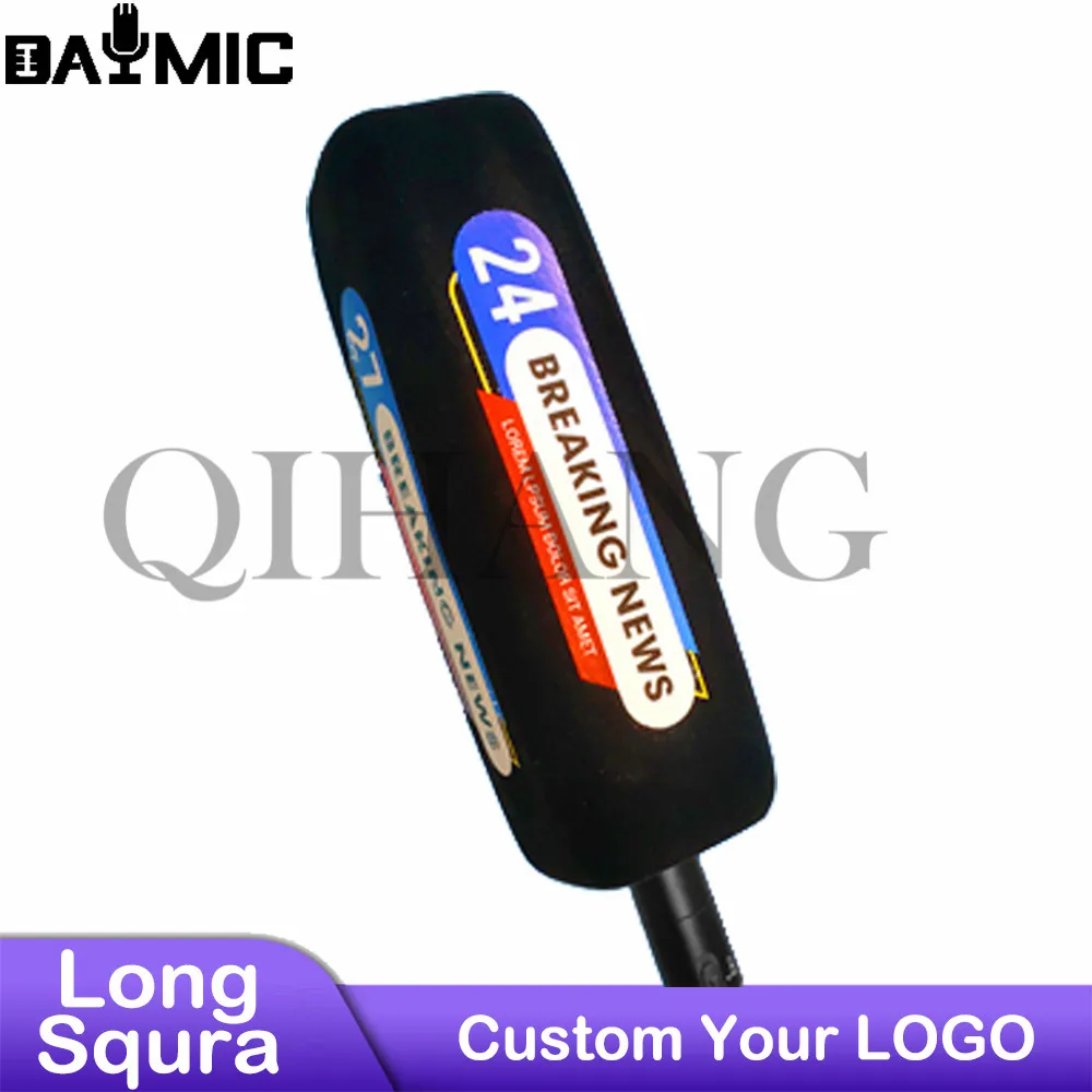 Aoshen Unflock Microphones Sponge Triangle Square Shape Mic Foam Cover ...