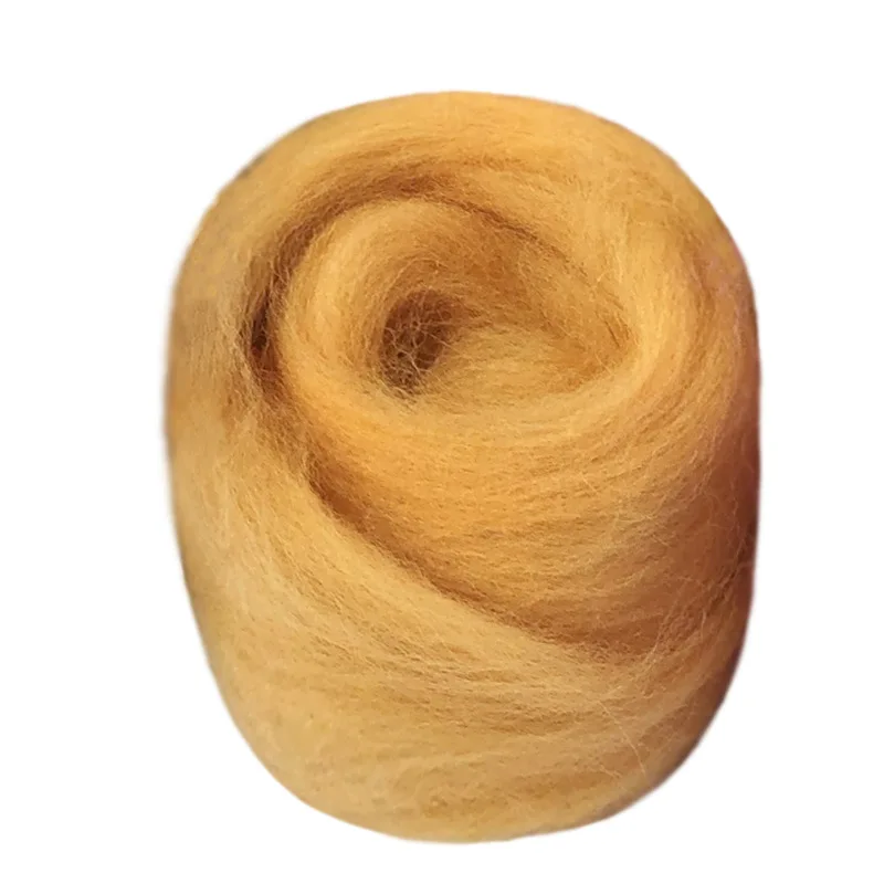 66s Merino Wool Roving Felted Diy Needle Felt Wet Felt With Mixed ...