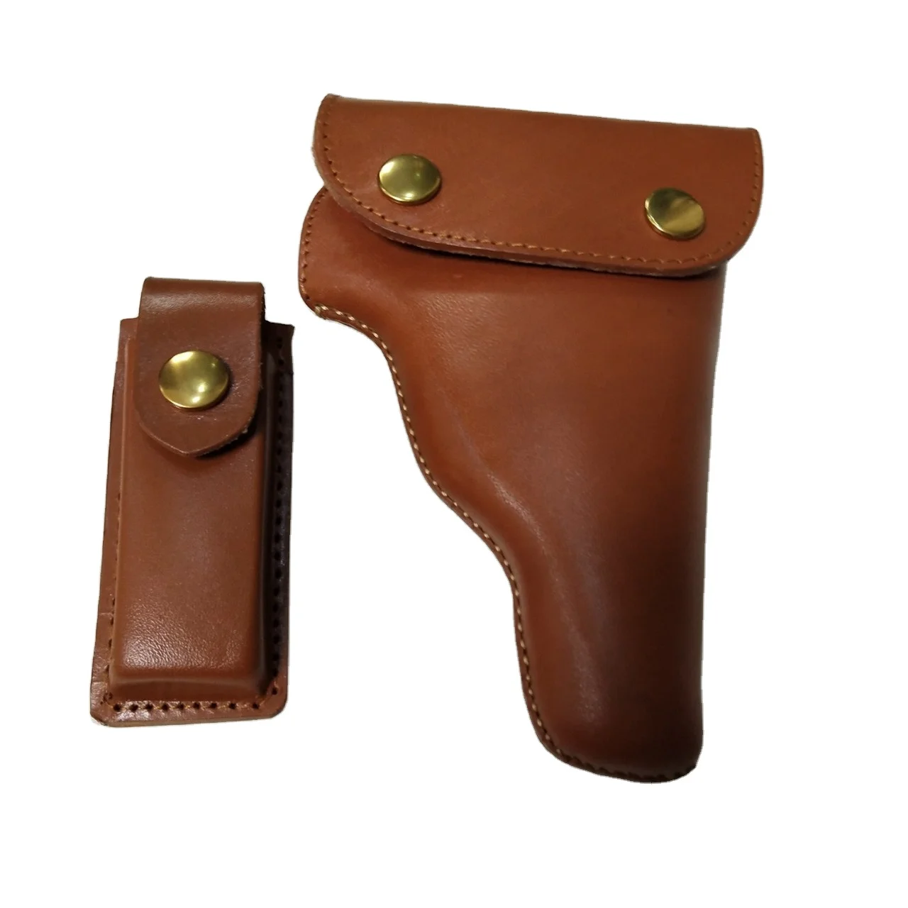 64-type Yellow Leather Waist Holster 77-type Bullet Cover Leather ...