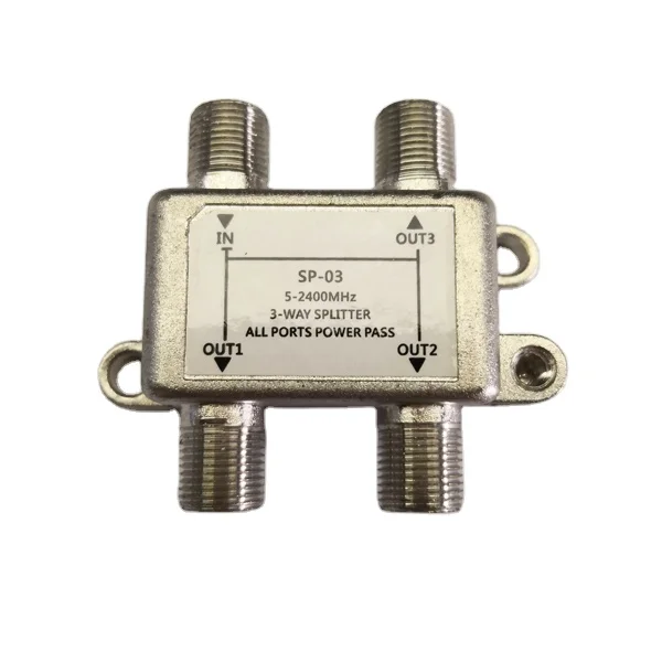 Satellite Ariel Antenna Cable Coaxial TV Signal 3 way Splitter| Alibaba.com