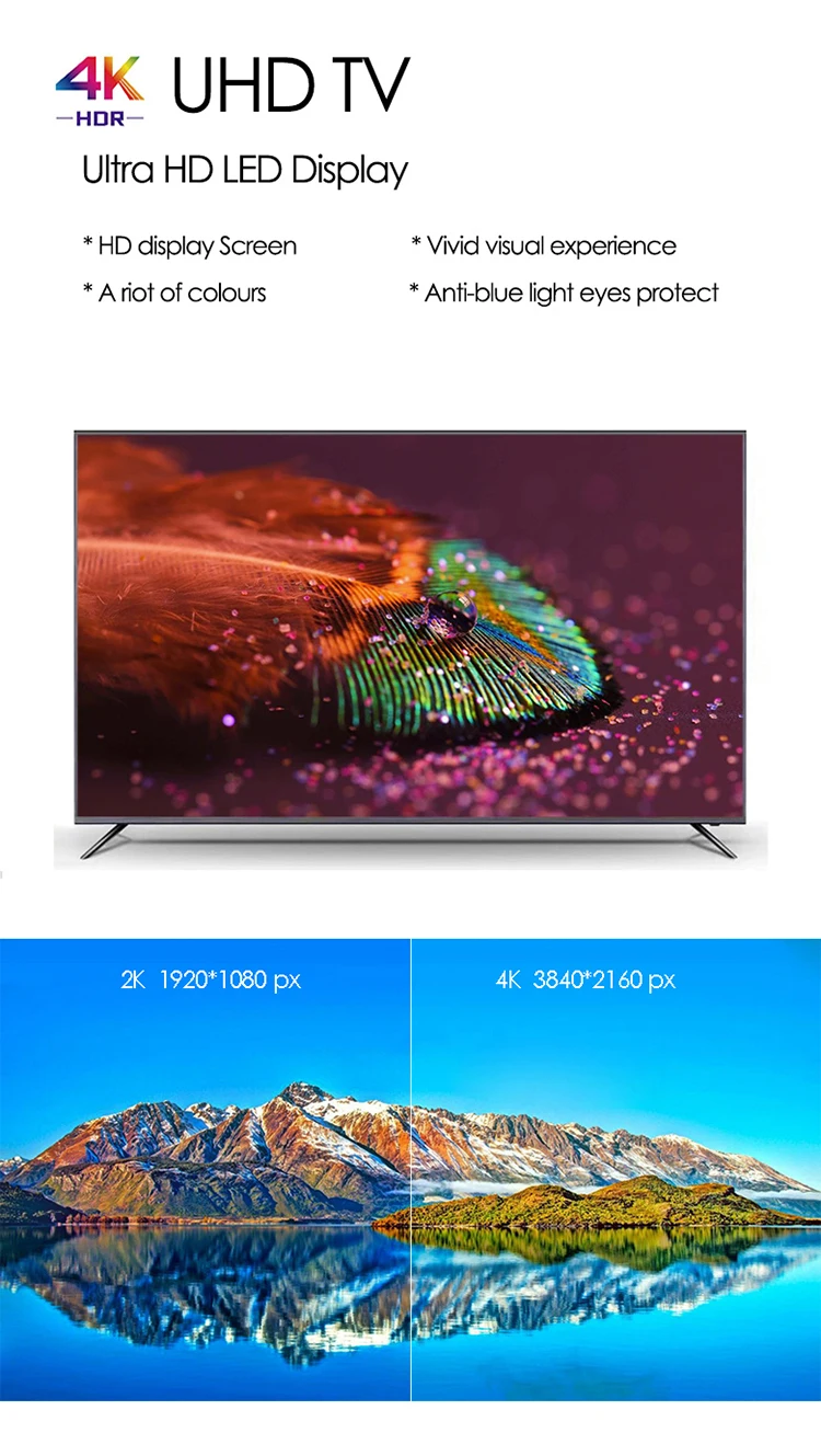 Borderless Tv 65" Uhd 4k Led Tv Android Webos Google Smart Tv 65 Inch ...