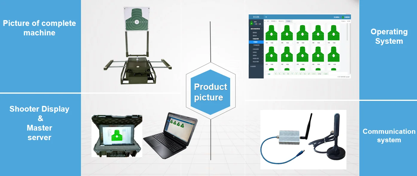 Lomah System Moving Shooting Target Chest Silhouette Indoor And Outdoor ...