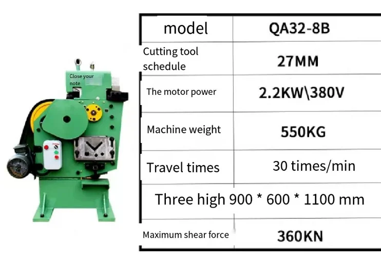 Multi-function Punch And Shear Machine Angle Ironworker Machine Iron ...