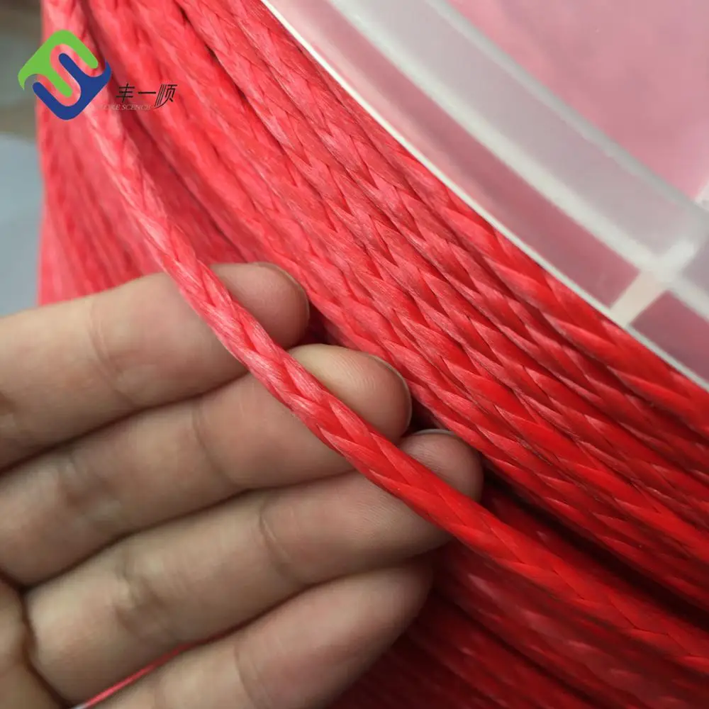 UHMWPE Wire Rope - 12 Strand Single Braid 6mm for Mooring